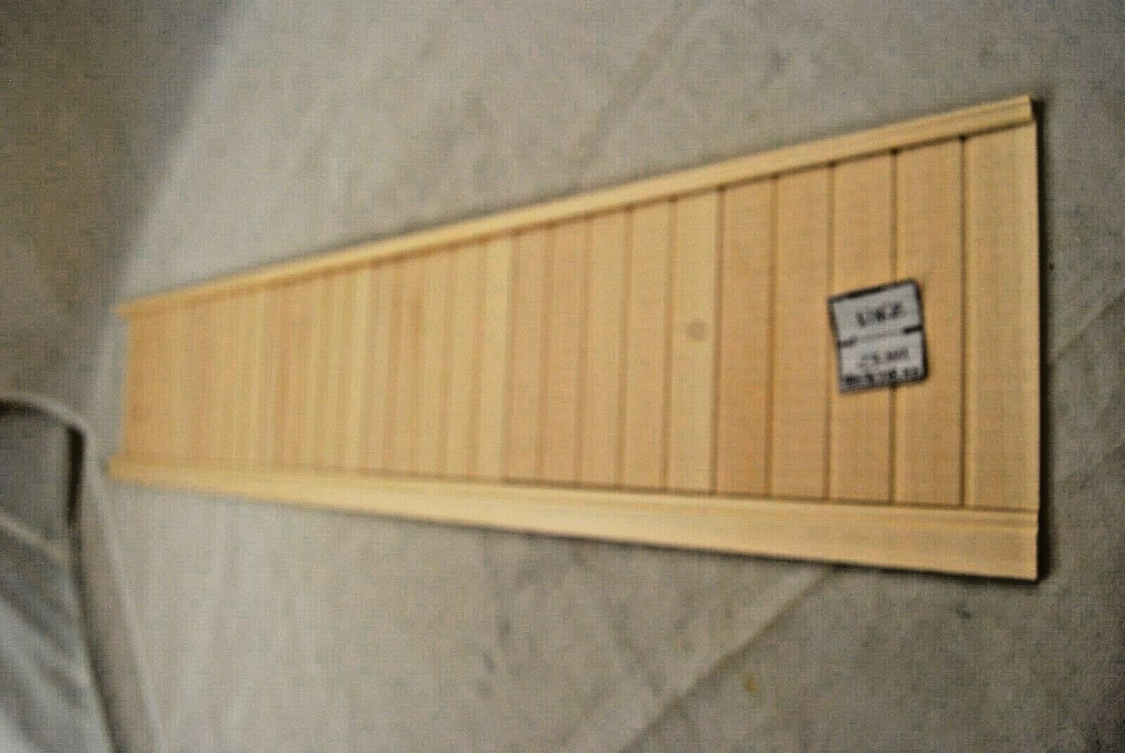 TALL WAINSCOT KIT #2 w/ Baseboard & Chair Rail - 22" Long dollhouse 1/ ...