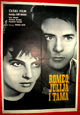 ROMEO, JULIA A TMA 1960 CZECH IVAN MISTRIK JIRI WEISS UNIQUE EXYU MOVIE ...