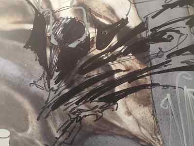 Nat Jones comic sketch Original art: Spawn The Dark Ages #26. 2001 ...