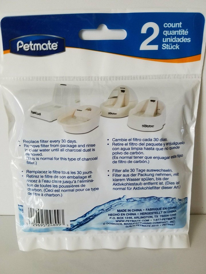 Petmate Fresh Flow Replacement Charcoal Filters | eBay