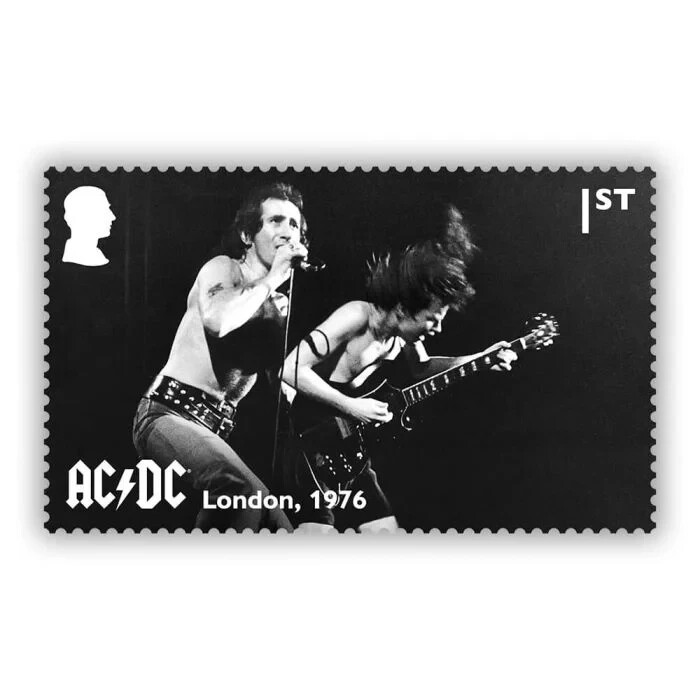 GB 2025 AC/DC Stamp Set MNH, issue date 18/02/2025 | eBay