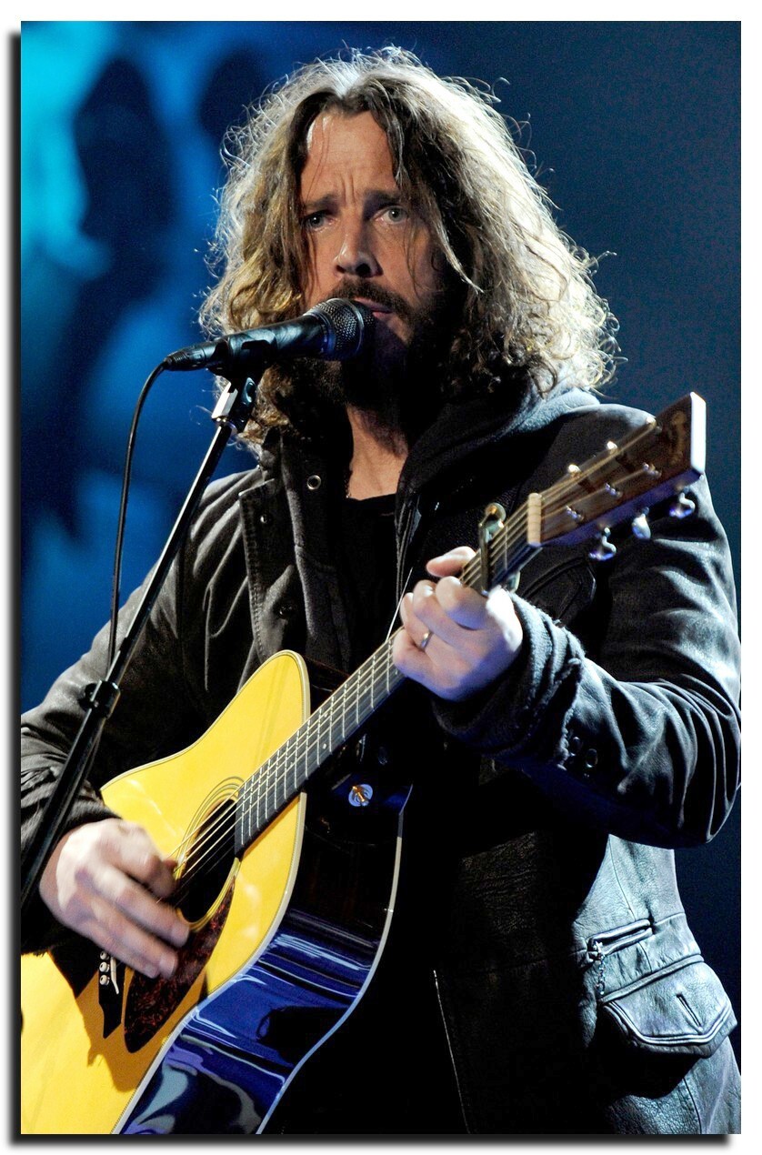 Chris Cornell Poster 24x36 Inch Photo Rare Print Wall Art Print CC01 | eBay