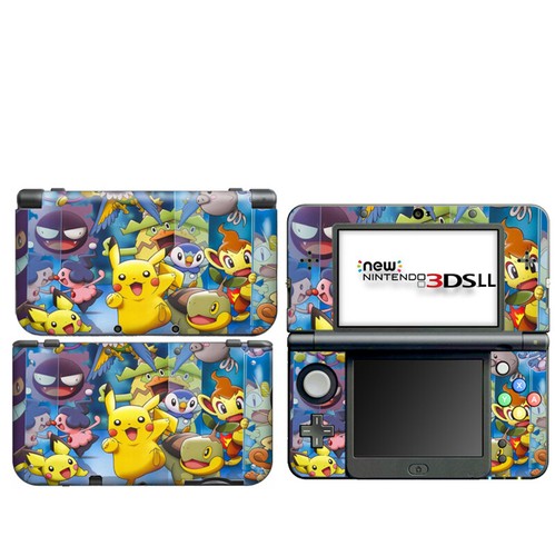 72 Pikachu Pokemon Vinyl Decal Sticker Case For Nintendo New 3DS XL LL ...