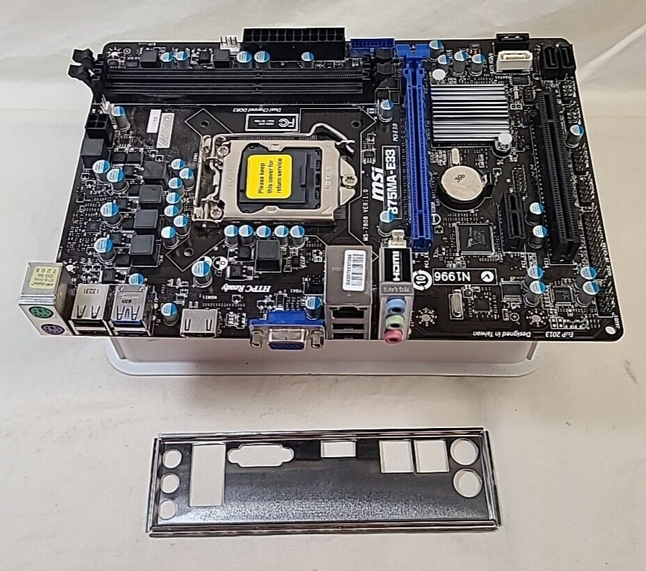 MSI B75MA-E33 Intel B75 DDR3 LGA 1155 M-ATX Motherboard | eBay