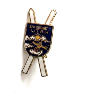 Vintage SKI UTAH Pin | eBay