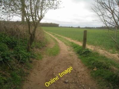 Photo 6x4 Path to Bull's Bushes Copse Pardown c2012 | eBay