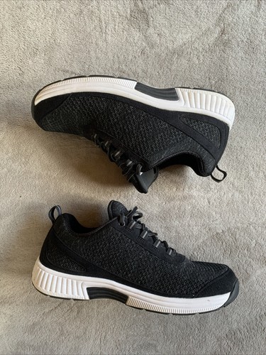 OrthoFeet Biofit 619 Shoes Mens 8 Black Athletic Comfort Running ...