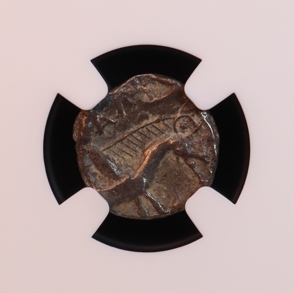 Gaul, Sequani Silver Quinarius (1st Century BC) - NGC VF! Julius Caesar ...