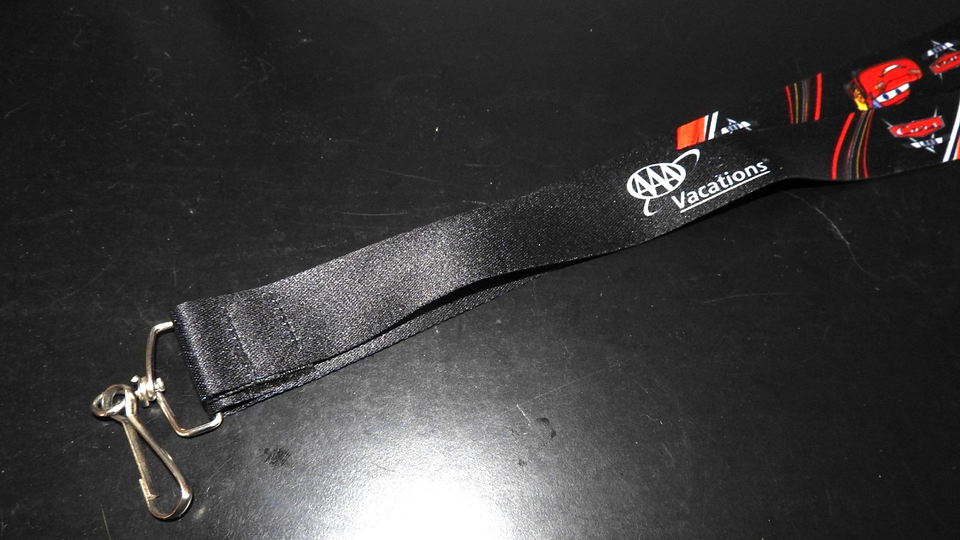 Disney & AAA Vacations Pixar Cars Land Lightning McQueen Pin Lanyard w ...