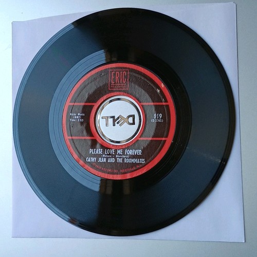 45rpm, Cathy Jean And The Roomates, Please Love Me Forever/Band Of Gold ...
