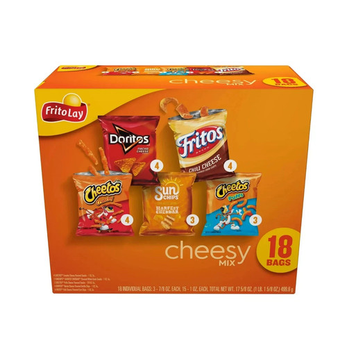 Frito-Lay Cheesy Snack Chips Variety Pack, 18 Count Multipack | eBay