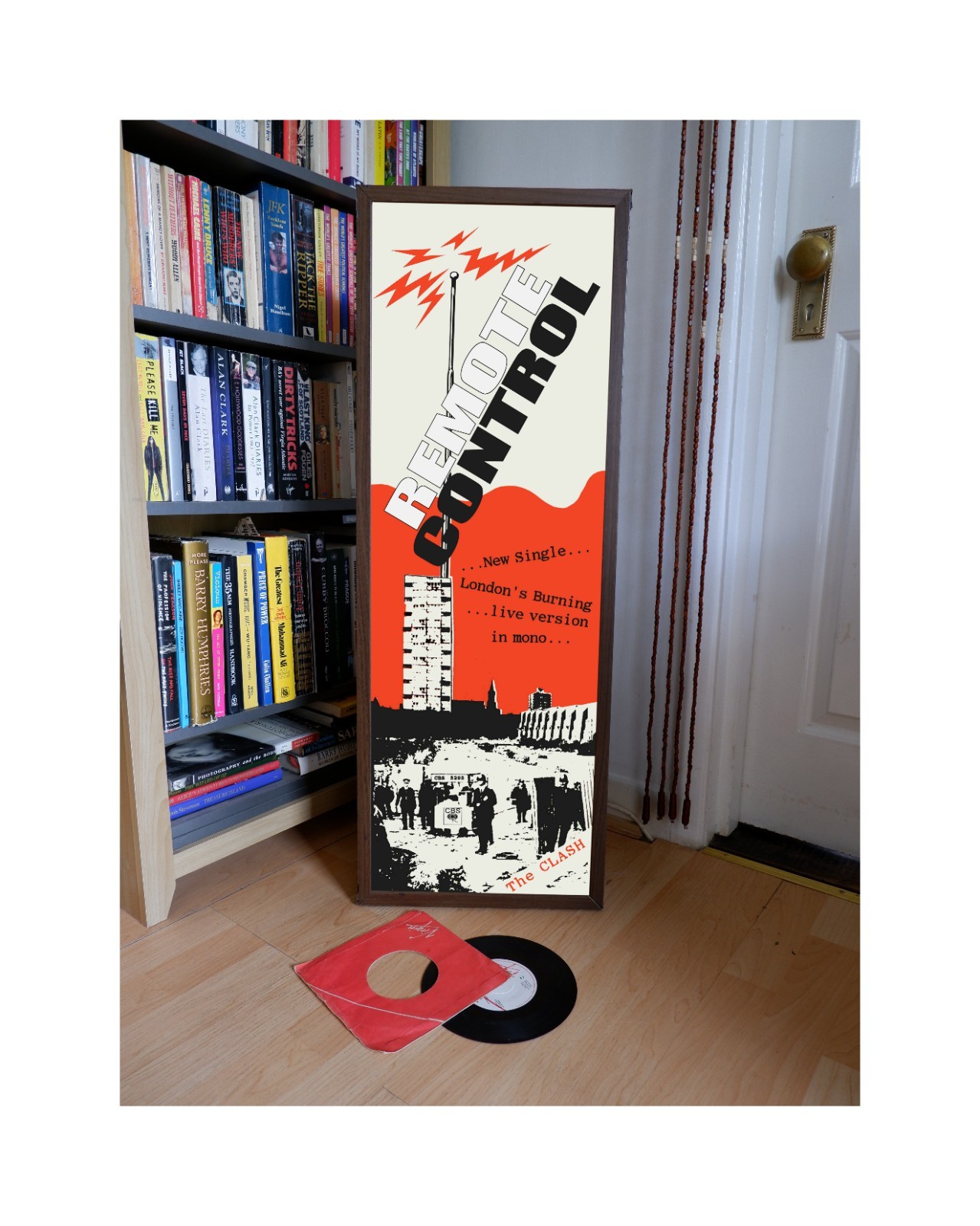 THE CLASH REMOTE CONTROL PROMOTIONAL POSTER, SEX PISTOLS WHITE RIOT ...