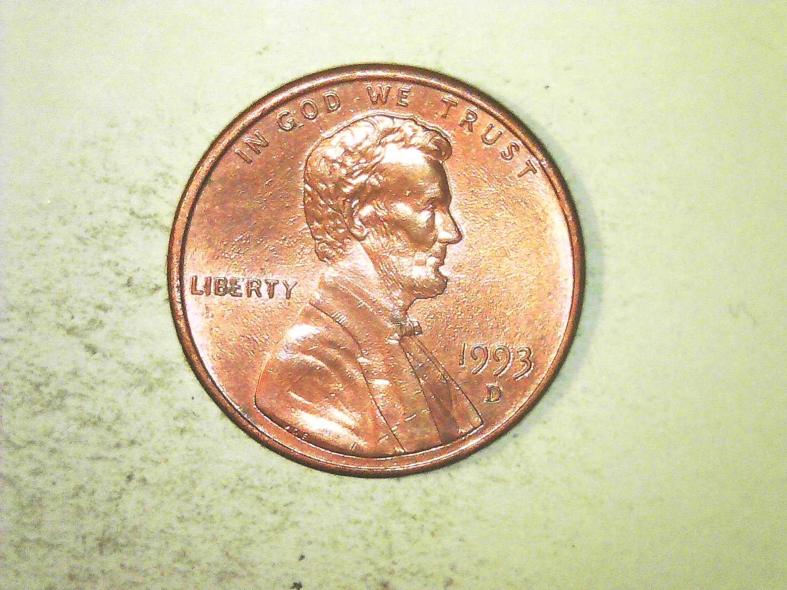 1993 D Lincon one cent coin. With close AM on Reverse. # 223 | eBay
