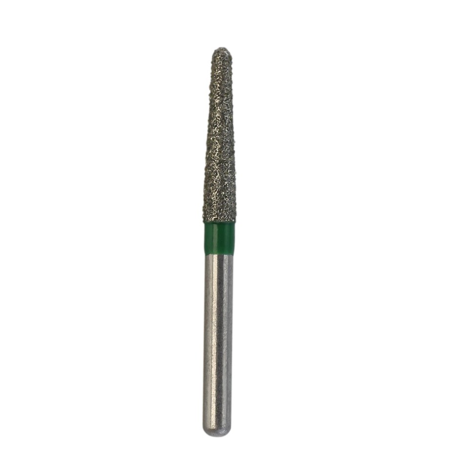 Dental Diamond Burs Round End Taper 856/018C Coarse Green FG High Speed ...