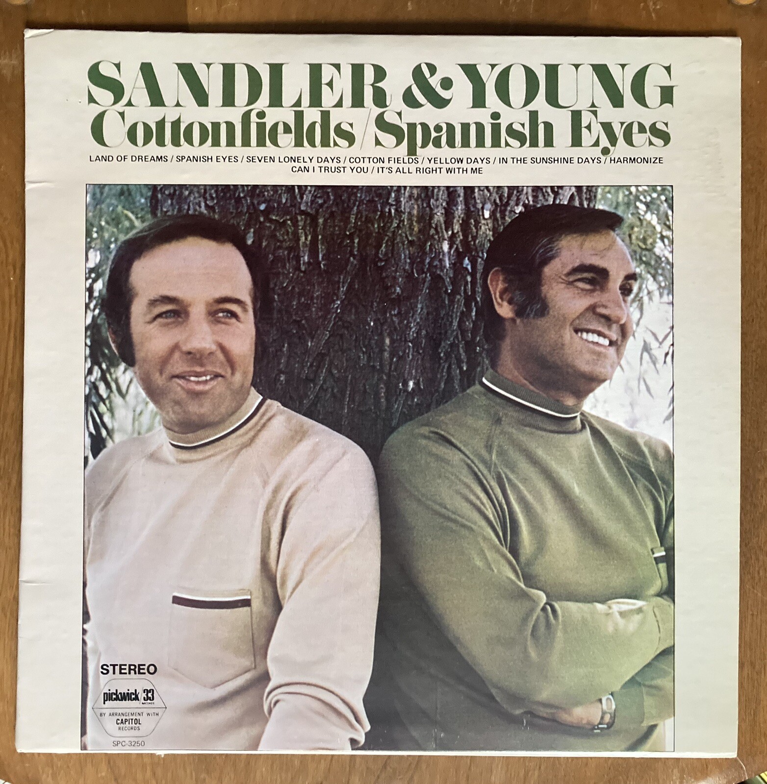 Sandler & Young - Cotton Fields/Spanish Eyes vinyl LP audio graded VG++ ...