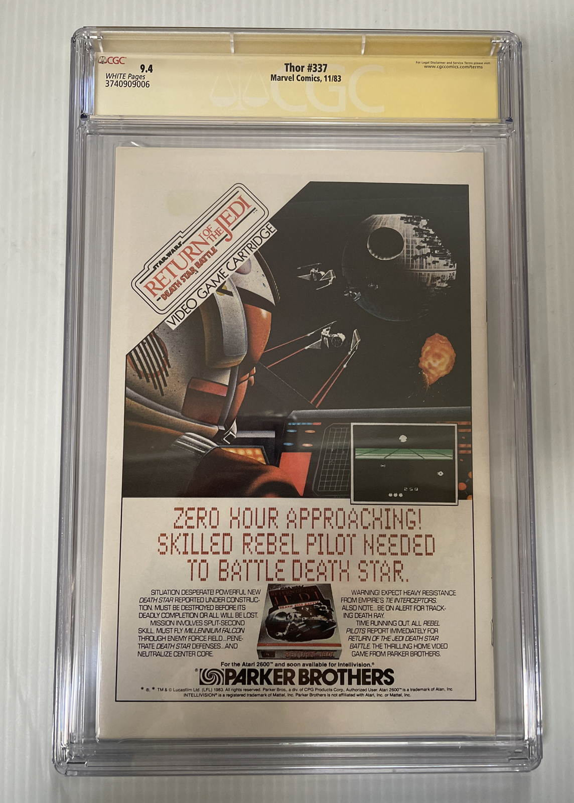 Walt Simonson Signed Autographed Thor 337 Marvel Comics First Beta Ray ...