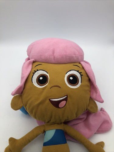 Nick Jr. BUBBLE GUPPIES Plush Molly Pink Hair Mermaid Stuffed Backpack ...