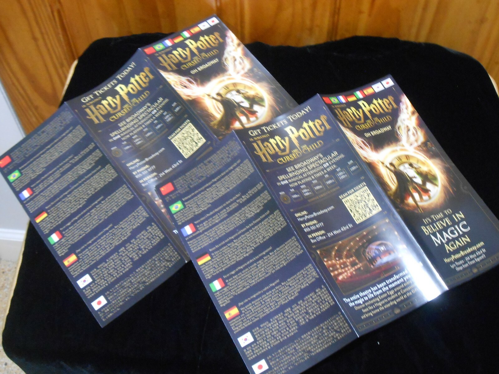 Harry Potter And The Cursed Child, Broadway FLYER 2021, Believe In ...