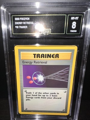 1999 Pokémon #81 Trainer Energy Retrieval - GMA Graded 8 | eBay