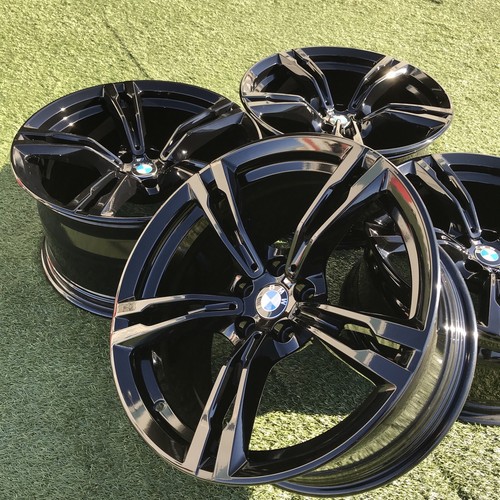 19" BMW M5 RIMS OEM STOCK SET 4 GLOSSY BLACK SET 4 GENUINE FACTORY F90 ...