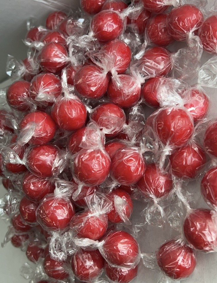 Nuclear Red Hot Cinnamon Balls, 2 Lb Hot Jawbreakers Individ Wrapped | eBay