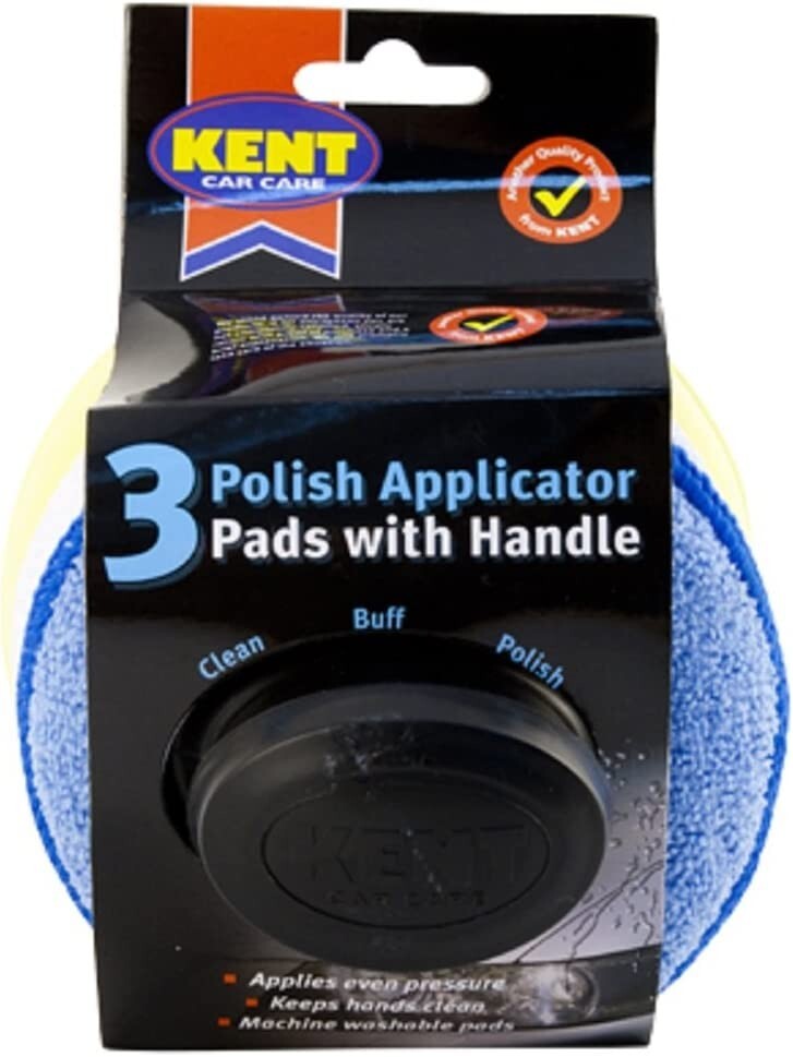 Kent Car Care Polish Applicator Pads with Handle Q9255 | eBay UK