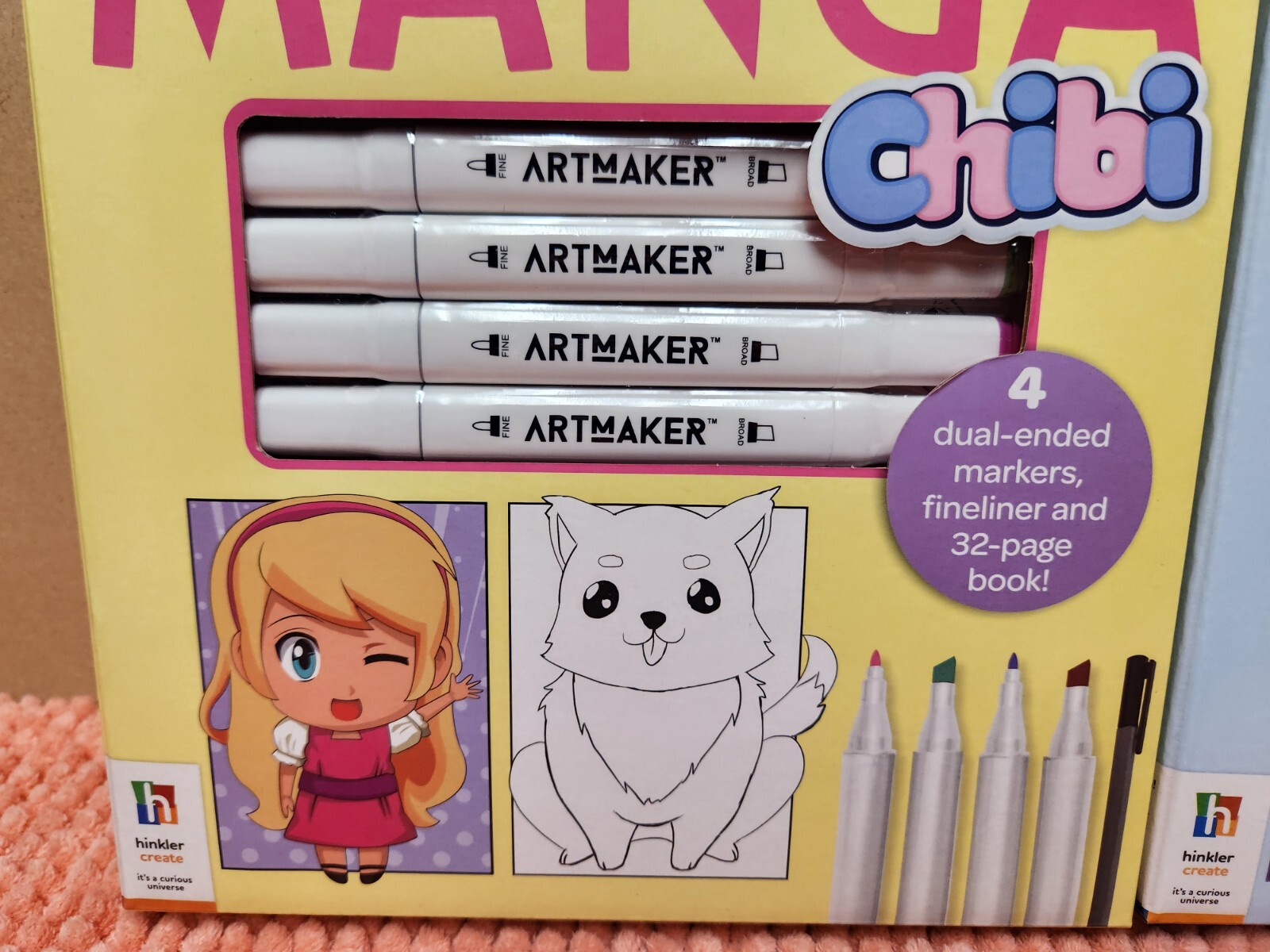 Artmaker Manga Drawing Set Anime Manga & Chibi Marker Drawing Set Lot ...