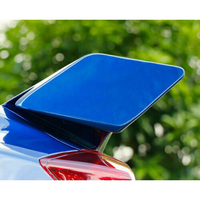 For Honda Civic 2016-2021 Blue+black Rear Spoiler Tail Trunk Lip Wing ...