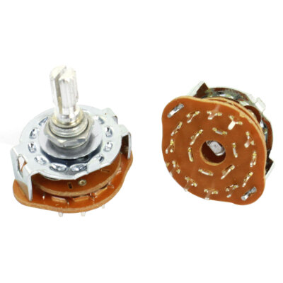 Rotary - Rotary Switch 2 Pole 6 Position