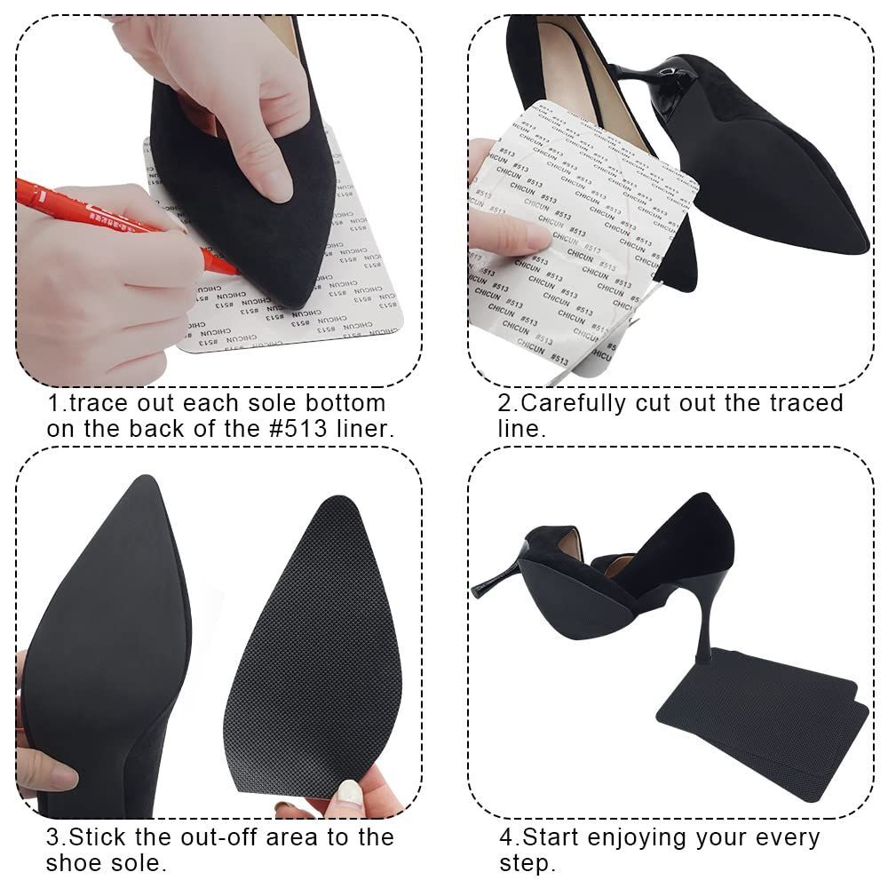 Shoe Care Kit Sole Protectors Foot Shoe for high-Heels Shoes Bottoms ...