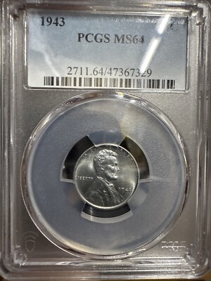 1943 PCGS MS64 STEEL CENT! Amazing Condition | eBay