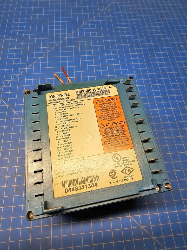 Honeywell RM7890 A 1015 Burner Control, 120 Vac | eBay