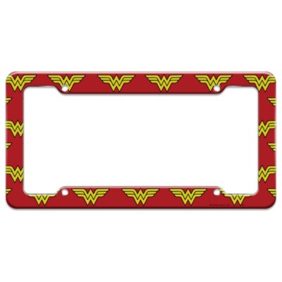 Wonder Woman Classic Logo License Plate Tag Frame | eBay