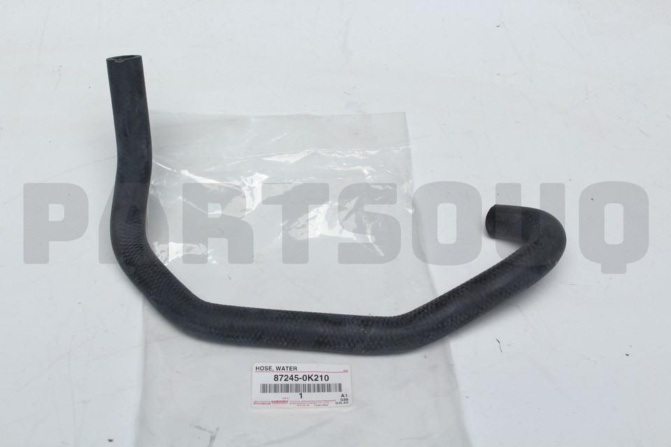 872450K210 Genuine Toyota HOSE, HEATER WATER, INLET 87245-0K210 | eBay