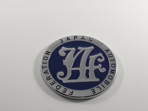 Blue JAF Logo Japan Automobile Federation JDM Car Grille Emblems Badge ...