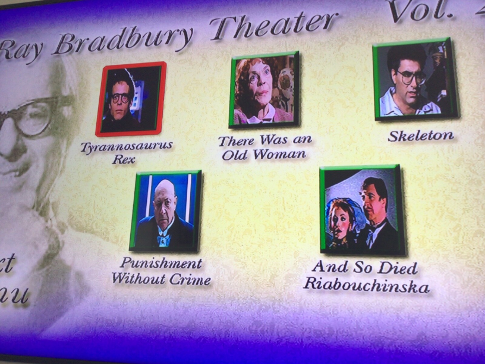 The Ray Bradbury Theater (DVD) 2 discs, Volume 1 & 2, 26 episodes, AS ...