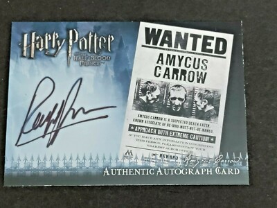 Harry Potter - Ralph Ineson as Amycus Carrow autograph trading card ...