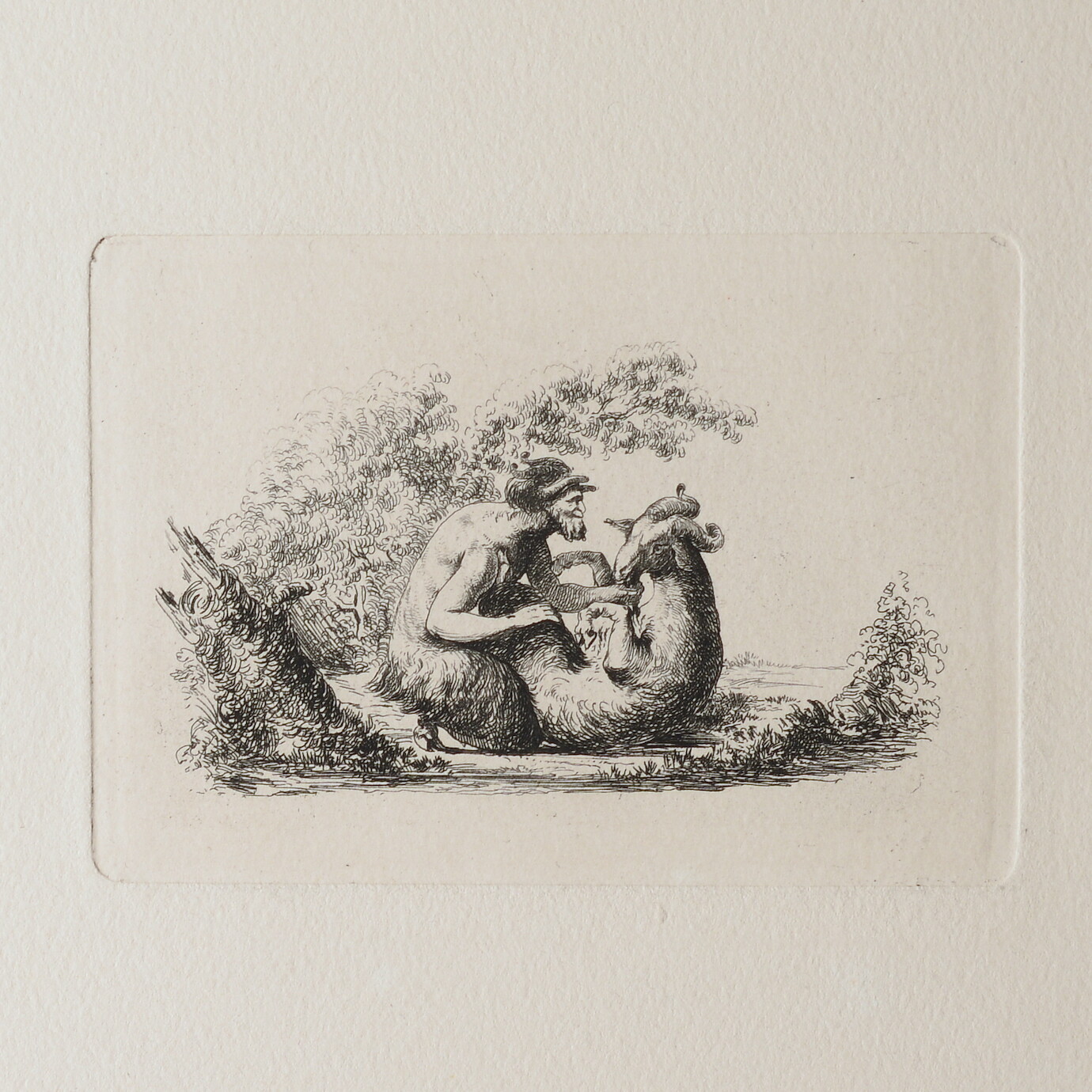 Artwork Recueil Priapic Vivant Denon Xixth Satyr And Goat Erotica ...