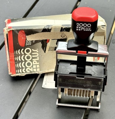 COSCO 2000 PLUS SELF INKING DATE PHRASE STAMP for dates 2004 to 2009 ...