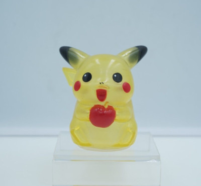 Pikachu Apple No pen Translucent CGTSJ Nintendo Japan figure Vintage ...