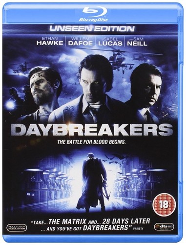 Daybreakers (Blu-ray) Willem Dafoe Isabel Lucas Ethan Hawke Sam Neill ...