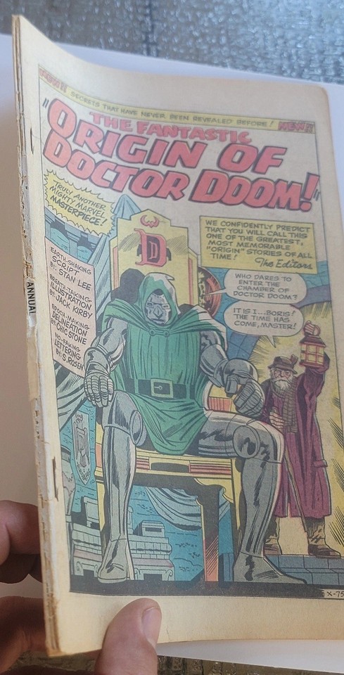 Fantastic Four Annual #2 Marvel Comics 1964 Classic DR Doom Key Cover ...