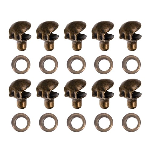 10Pcs Boot Lace Hooks and Buckles With Rivets - Shoe Eyelet Repair Kit ...