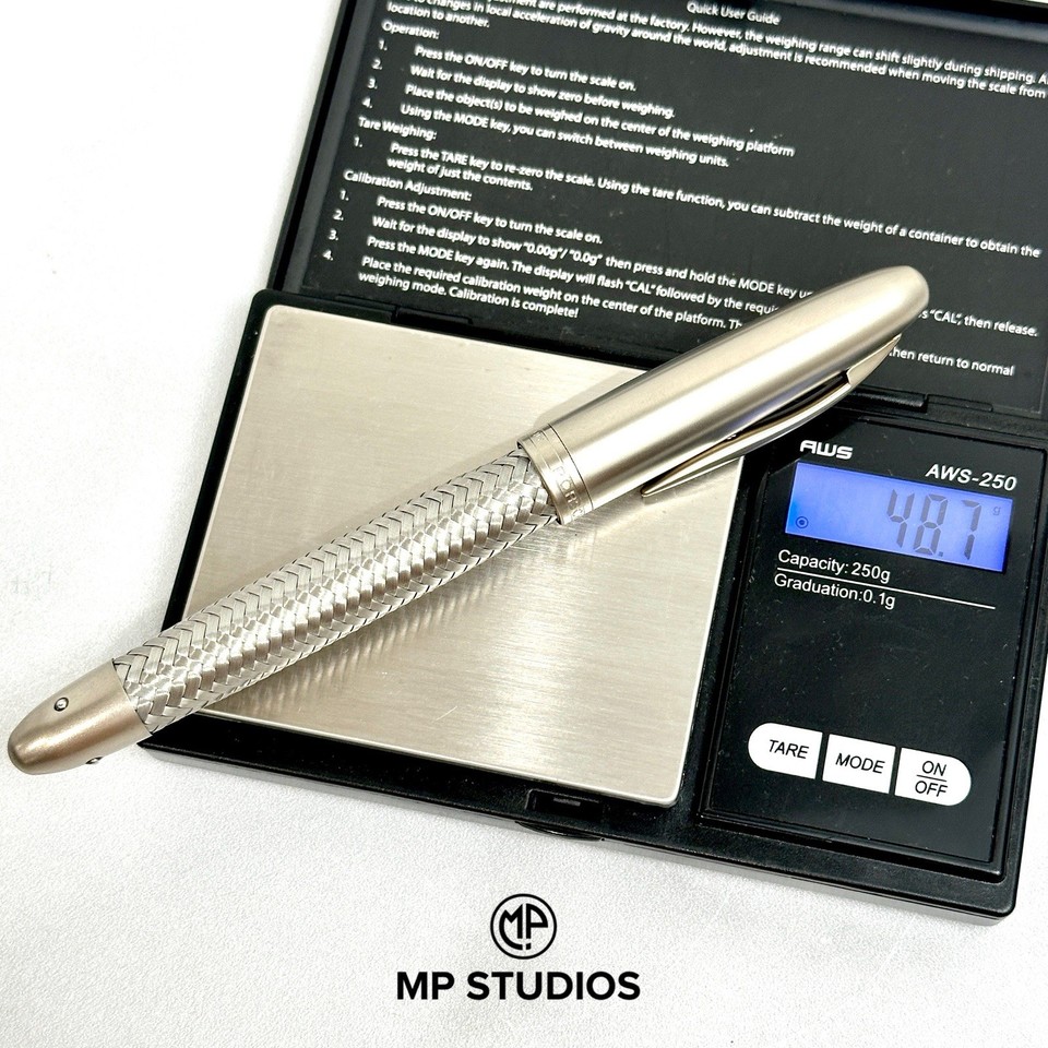 Porsche Design P3100 Tec Flex Braided Steel Rollerball Pen VIP ...