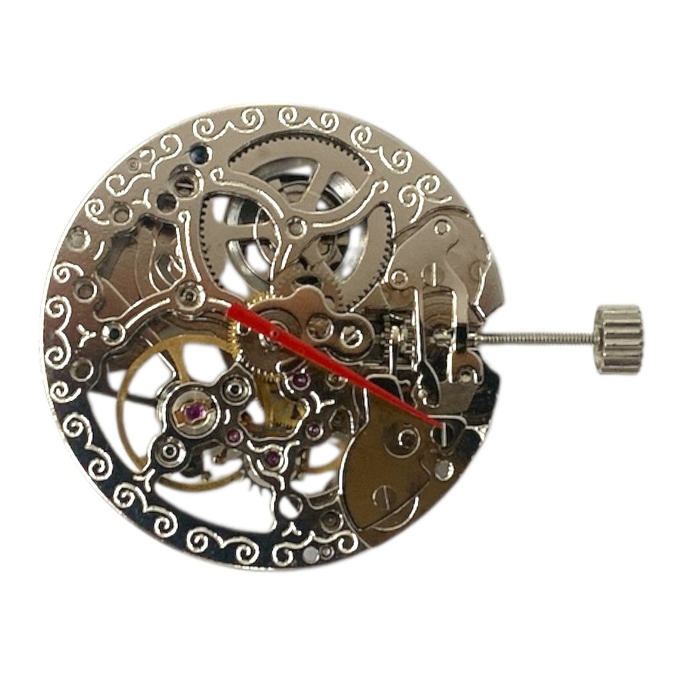 Chinese Watch Movement Automatic Skeleton Mechanical TY2807 3Hands | eBay