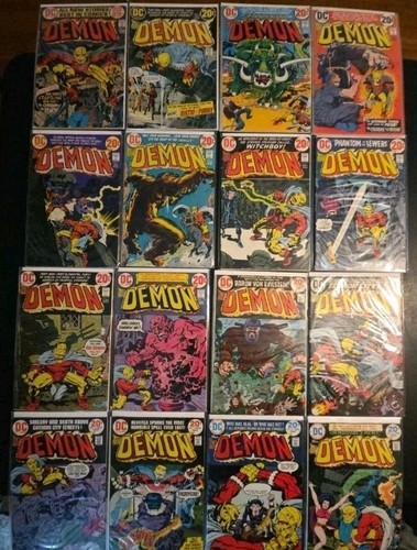 The Demon #1-16 2 3 4 5 6 7 1972 1st appearance Complete Bronze comic ...