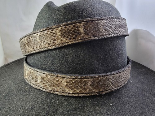 RATTLESNAKE skin hat band band adjustable NWOT Western cowboy cowgirl ...