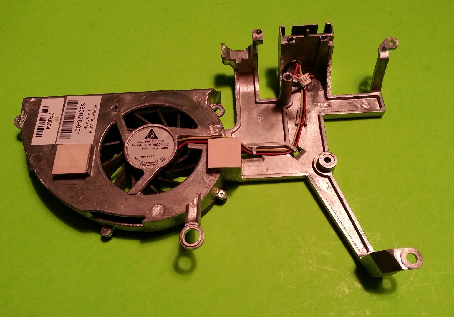 HP Compaq Presario NX9600 CPU Heatsink Cooling Fan Assembly 380028-001 ...