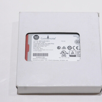1PC NEW AB 440R-S12R2 SER A GUARDMASTER SINGLE INPUT SAFETY RELAY 24VDC ...