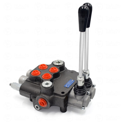 Hydraulic Directional Control Valve Tractor Loader w/ Joystick, 2 Spool ...